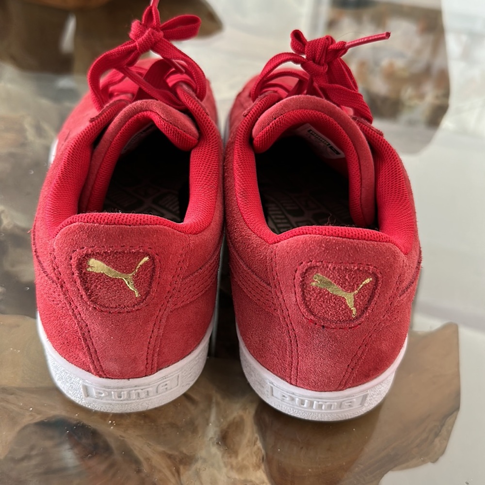 Puma Red Suede Sneakers - Gem